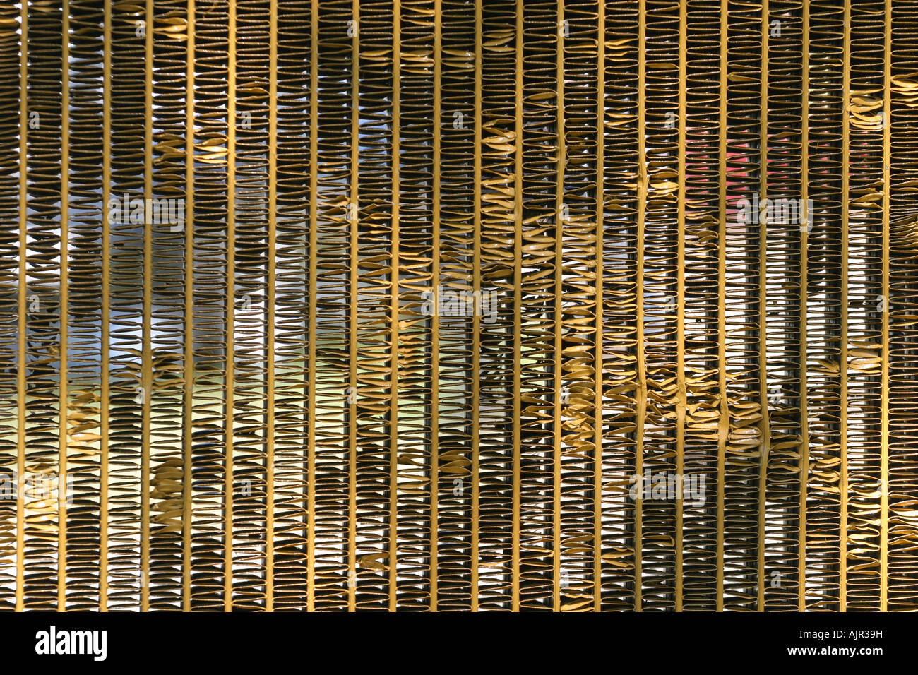 yellow radiator grille pattern Stock Photo - Alamy