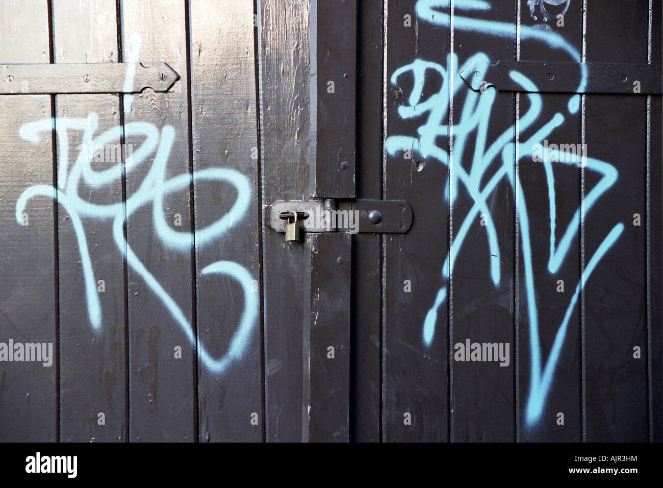 two graffiti tags Stock Photo - Alamy