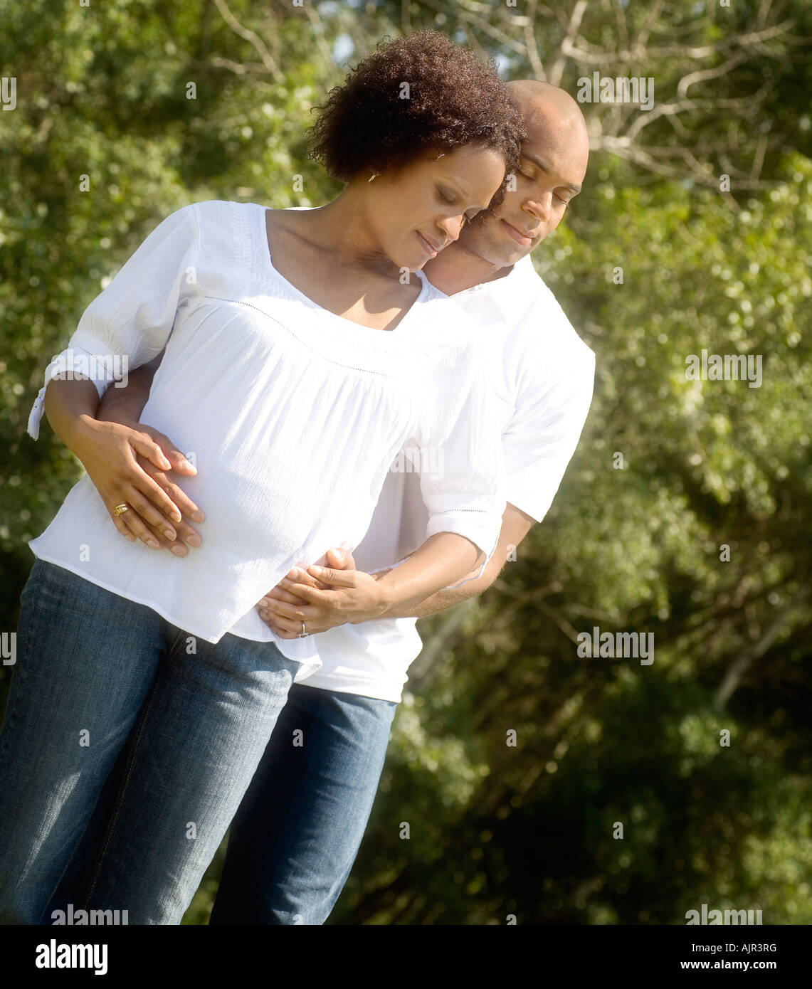 Couple expecting child Stock Photo - Alamy