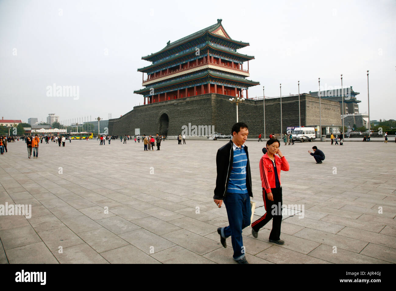 The Front Gate Tiananmen Square Beijing China Stock Photo - Alamy