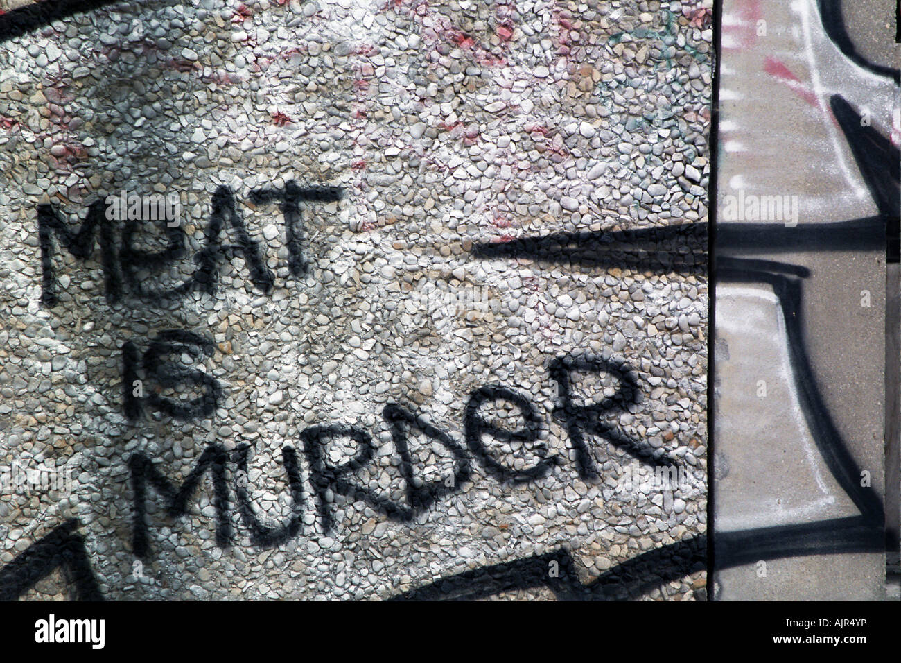 meat is murder 2 Stock Photo - Alamy