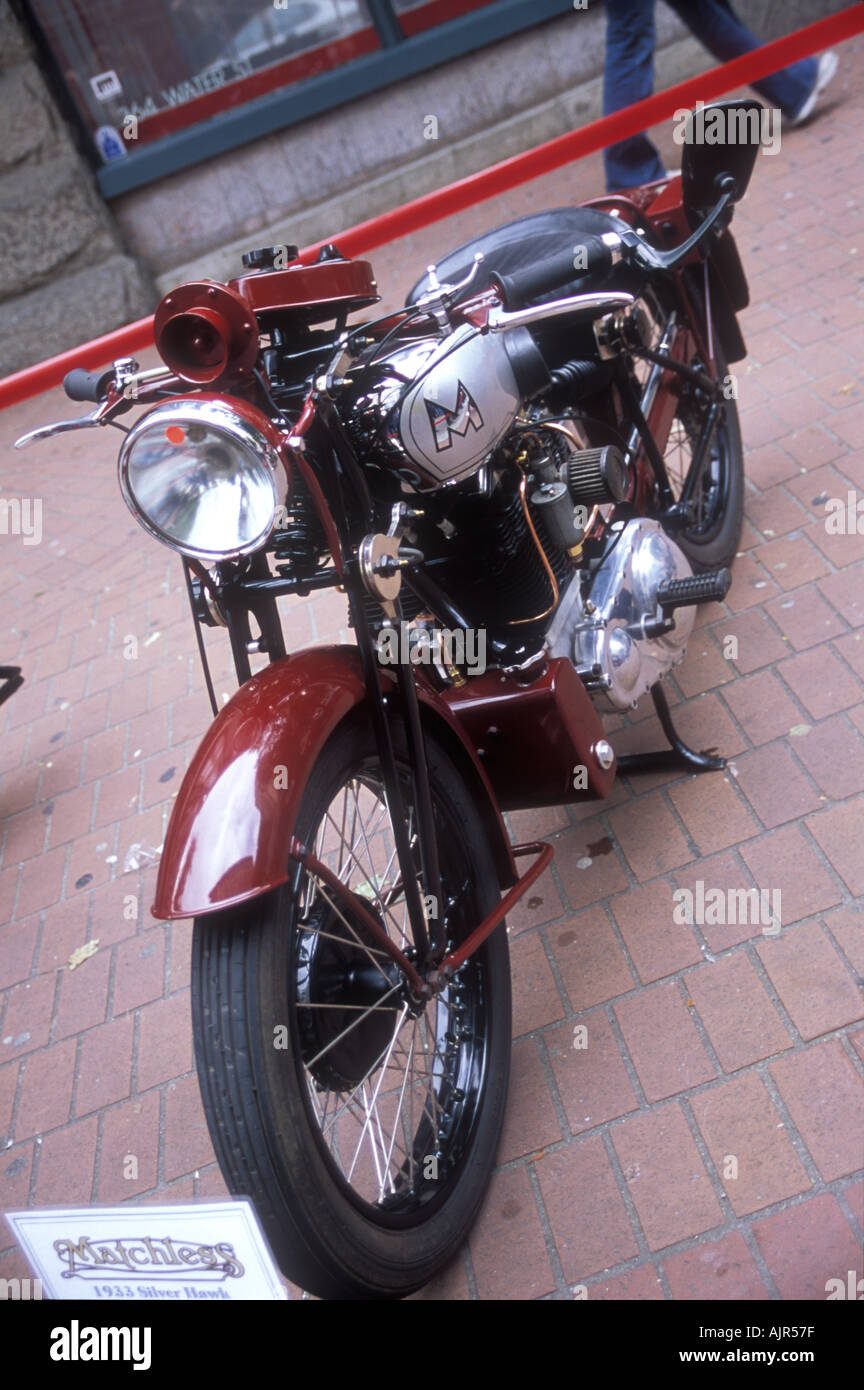 1933 Matchless Silver Hawk Motorcycle Stock Photo - Alamy