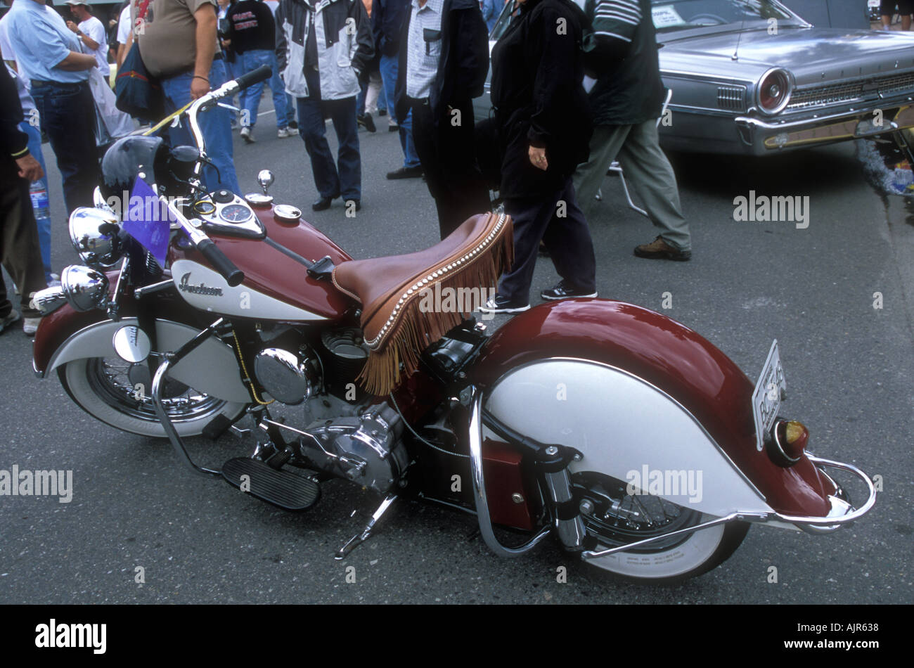 Indian chief vintage motorcycle hi-res stock photography and images - Alamy