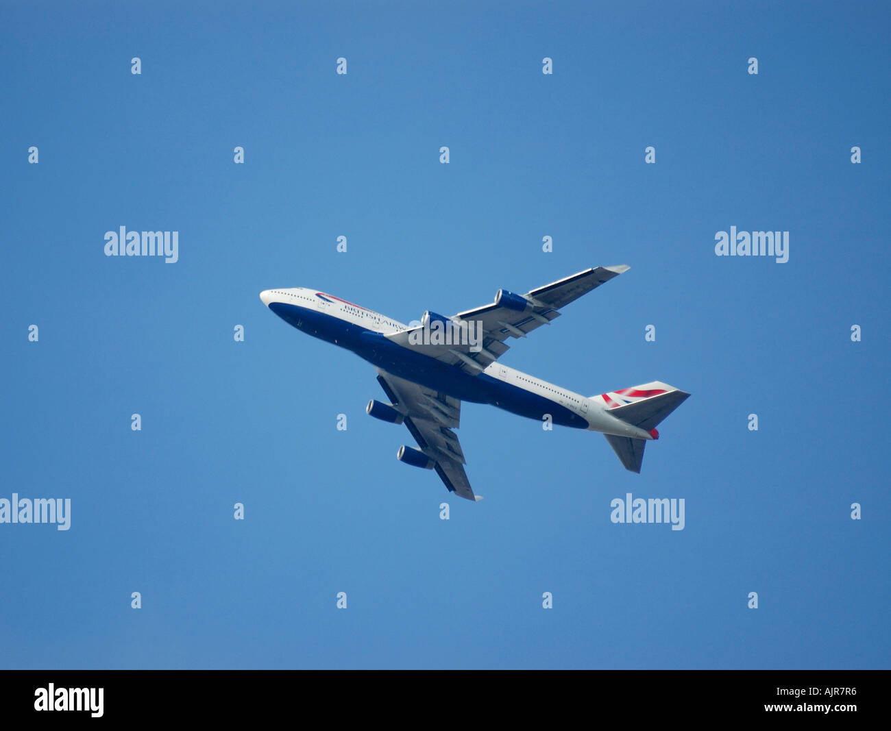 British Airways Boeing 747 in flight Stock Photo - Alamy