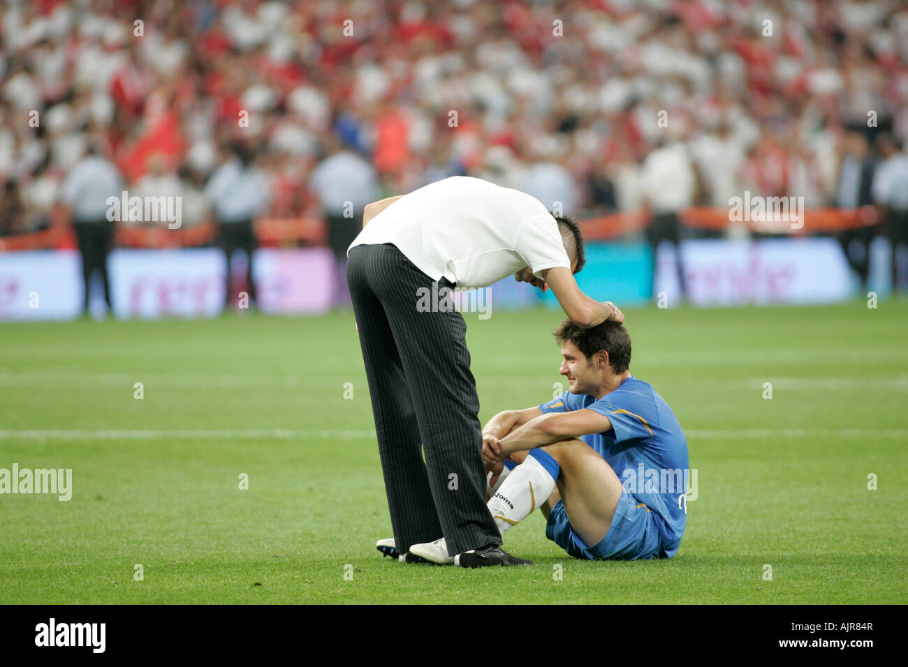 Paredes crying after being defeated Stock Photo - Alamy