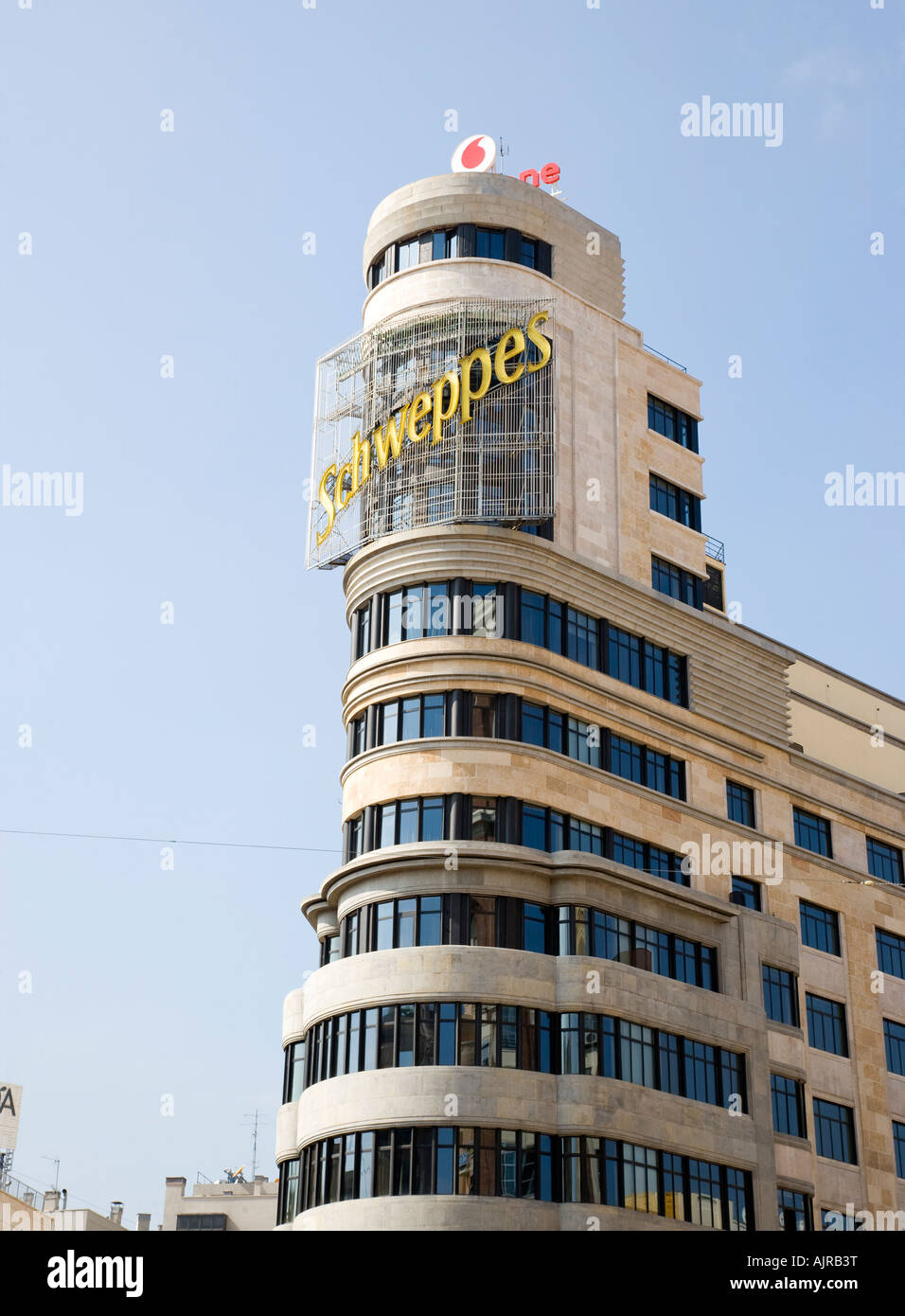 Via Gran in Madrid Stock Photo - Alamy