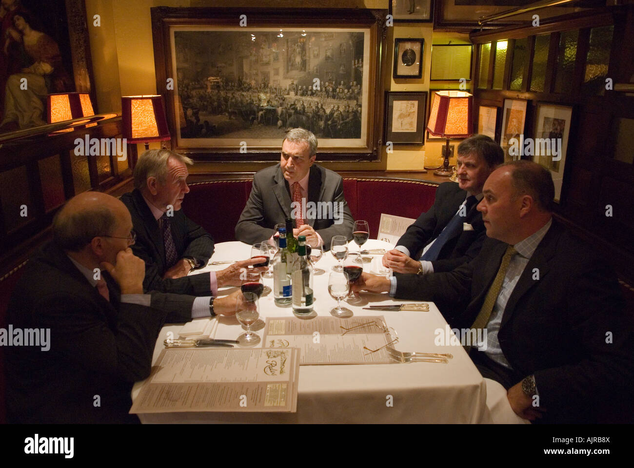Rules restaurant Covent Garden London England 2007 2000s HOMER SYKES ...