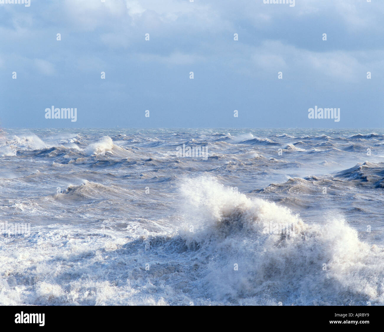 NATURE ROUGH SEA ENGLISH CHANNEL Stock Photo - Alamy