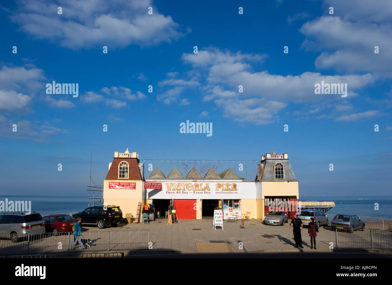 Victoria Pier at Colwyn Bay in North Wales Stock Photo - Alamy