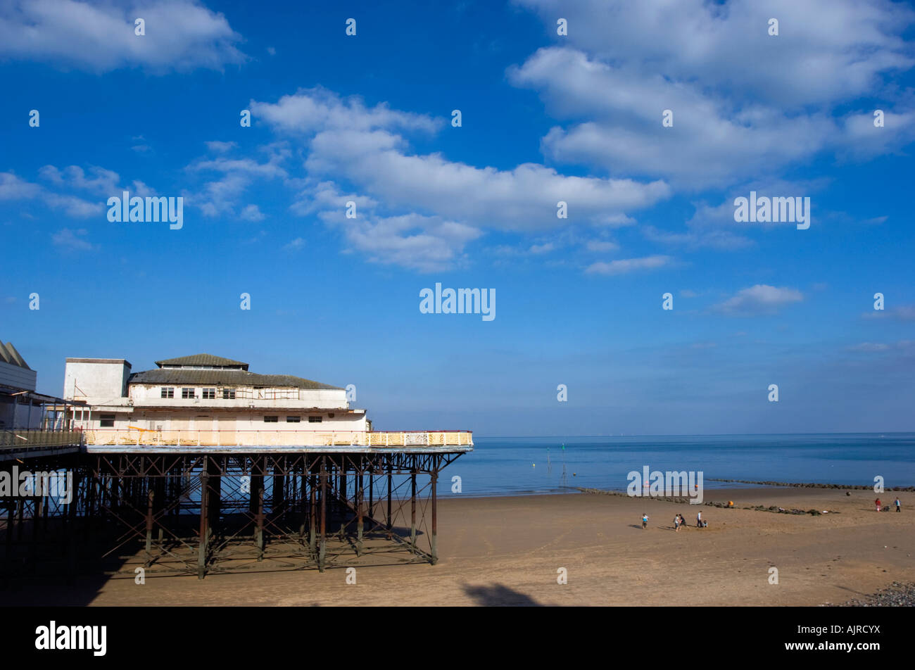 Victoria Pier at Colwyn Bay in North Wales Stock Photo - Alamy