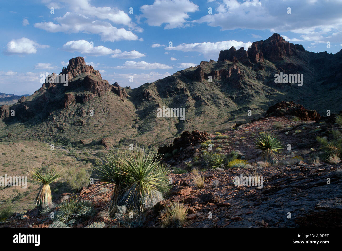 Castle Dome Mountains Stock Photo - Alamy