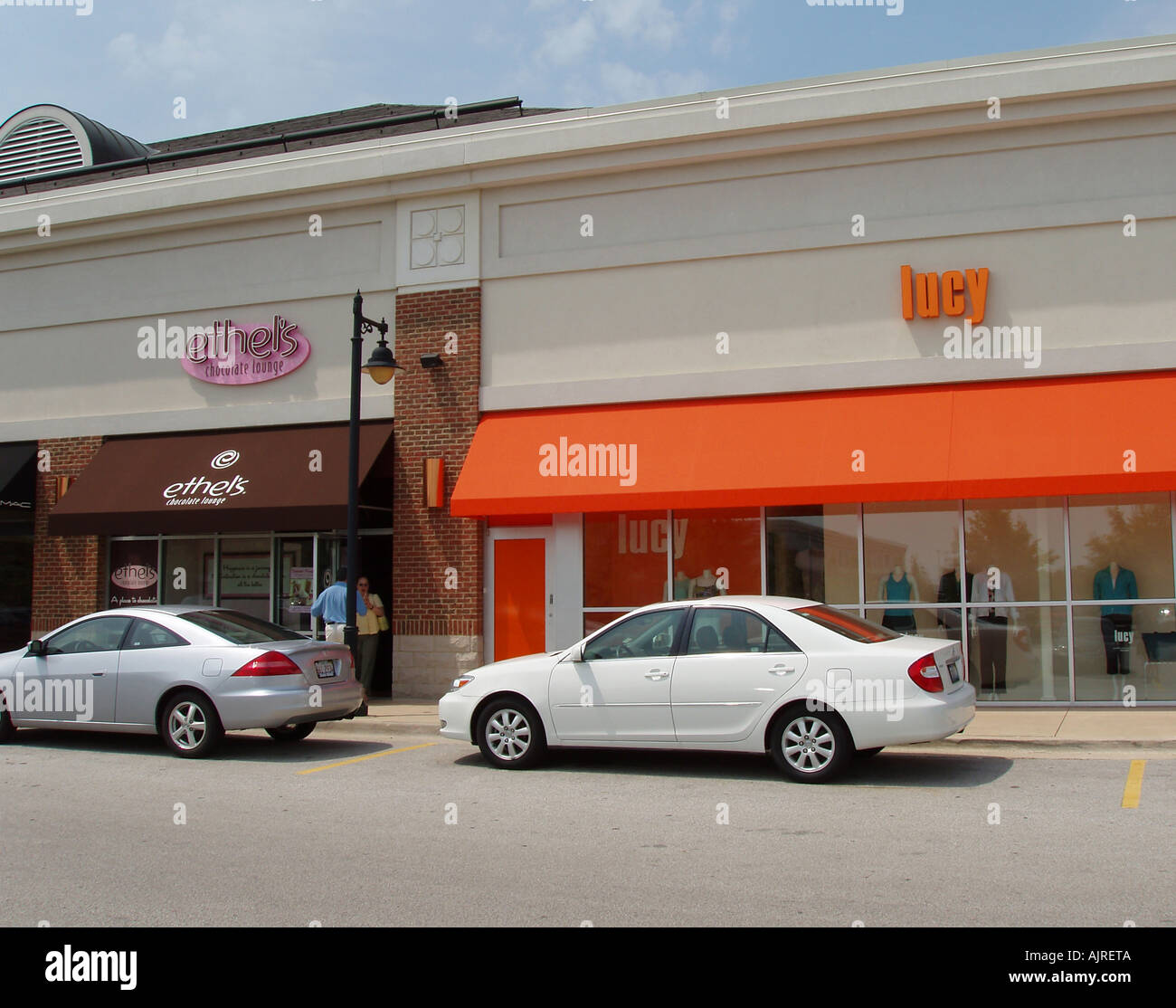 Lucy & Ethel Storefronts Stock Photo - Alamy