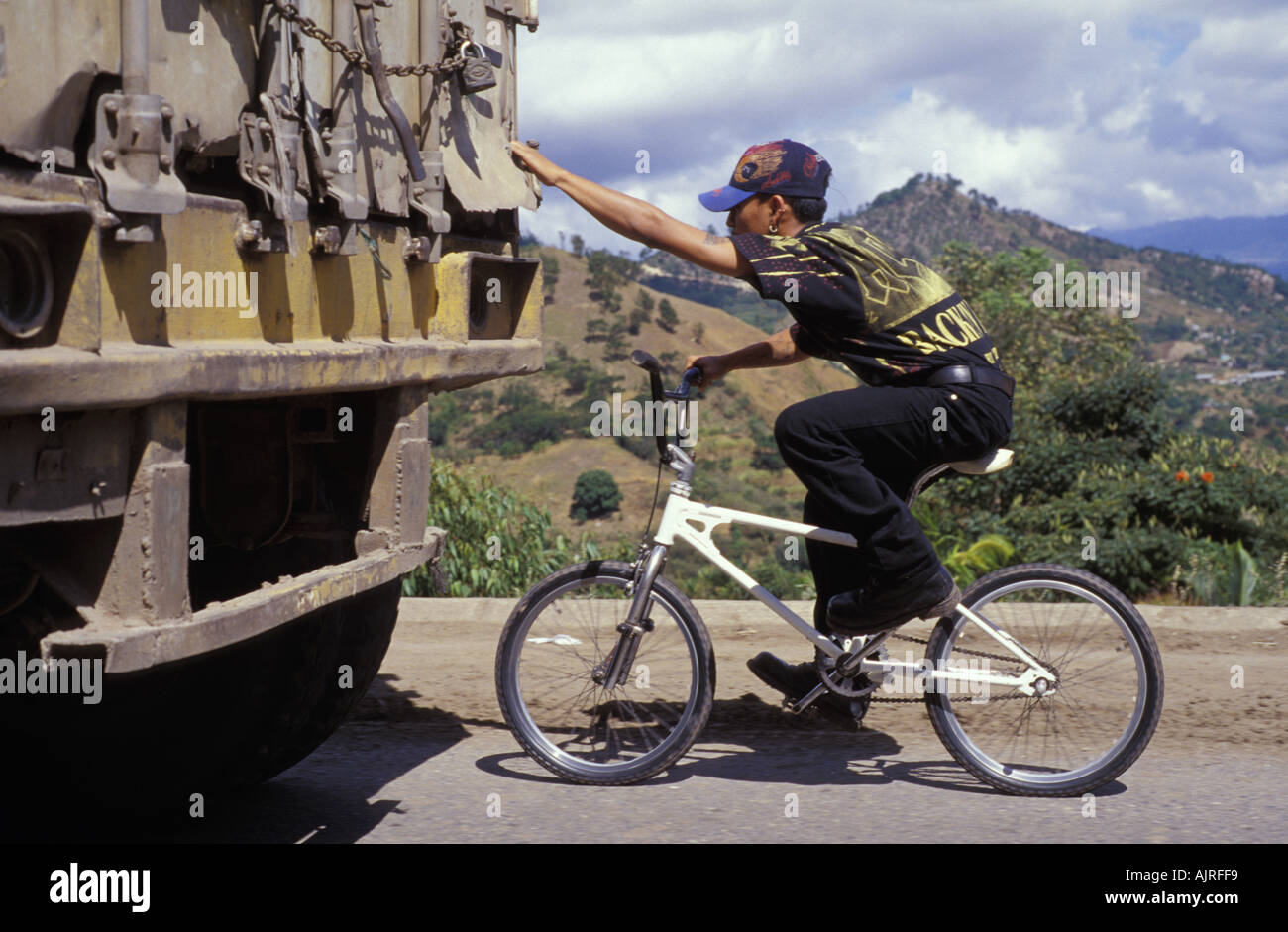 Hitching lift hi-res stock photography and images - Alamy