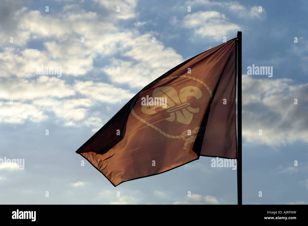 flag of World Scout movement Stock Photo - Alamy