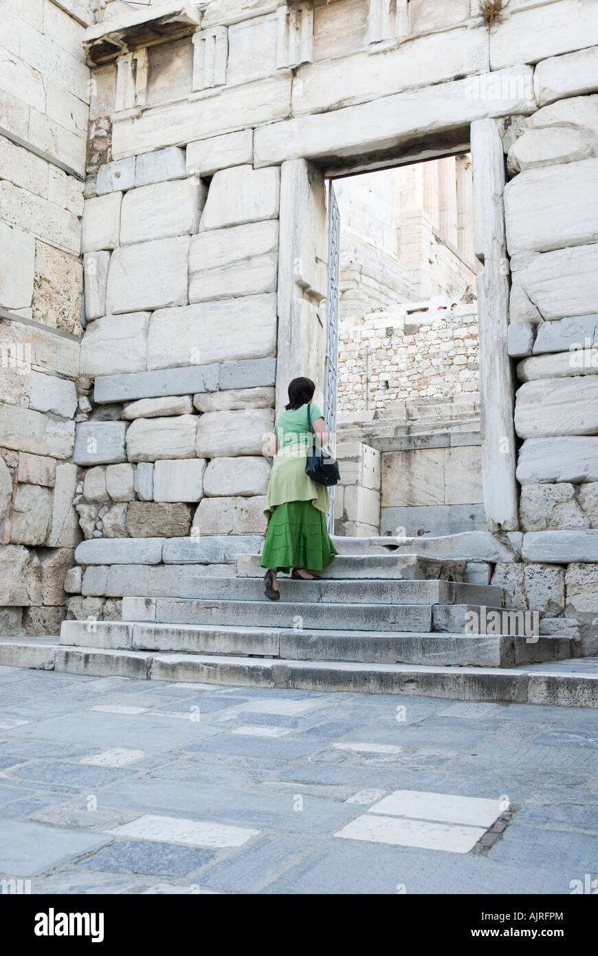 The Beule Gate at the Acropolis in Athens Stock Photo - Alamy