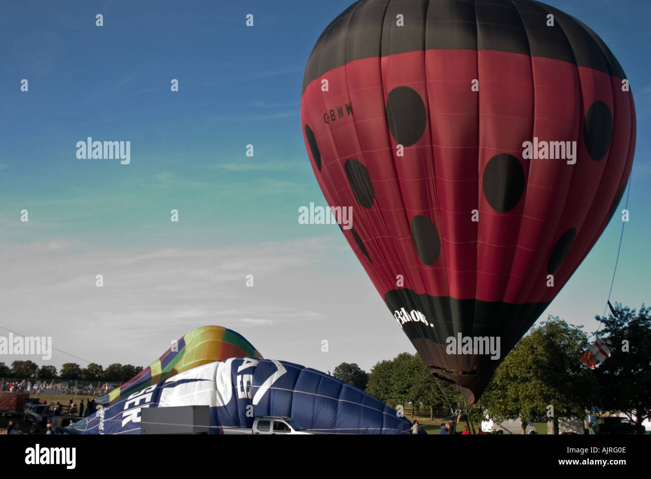 Spotted Balloon ready Stock Photo - Alamy