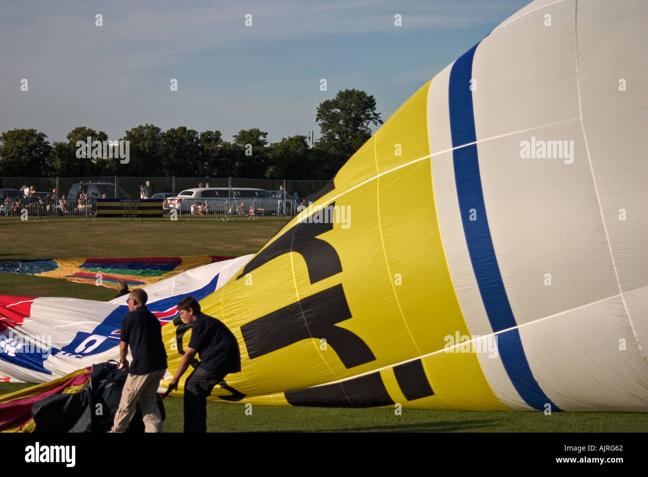 Balloon on the ground Stock Photo - Alamy