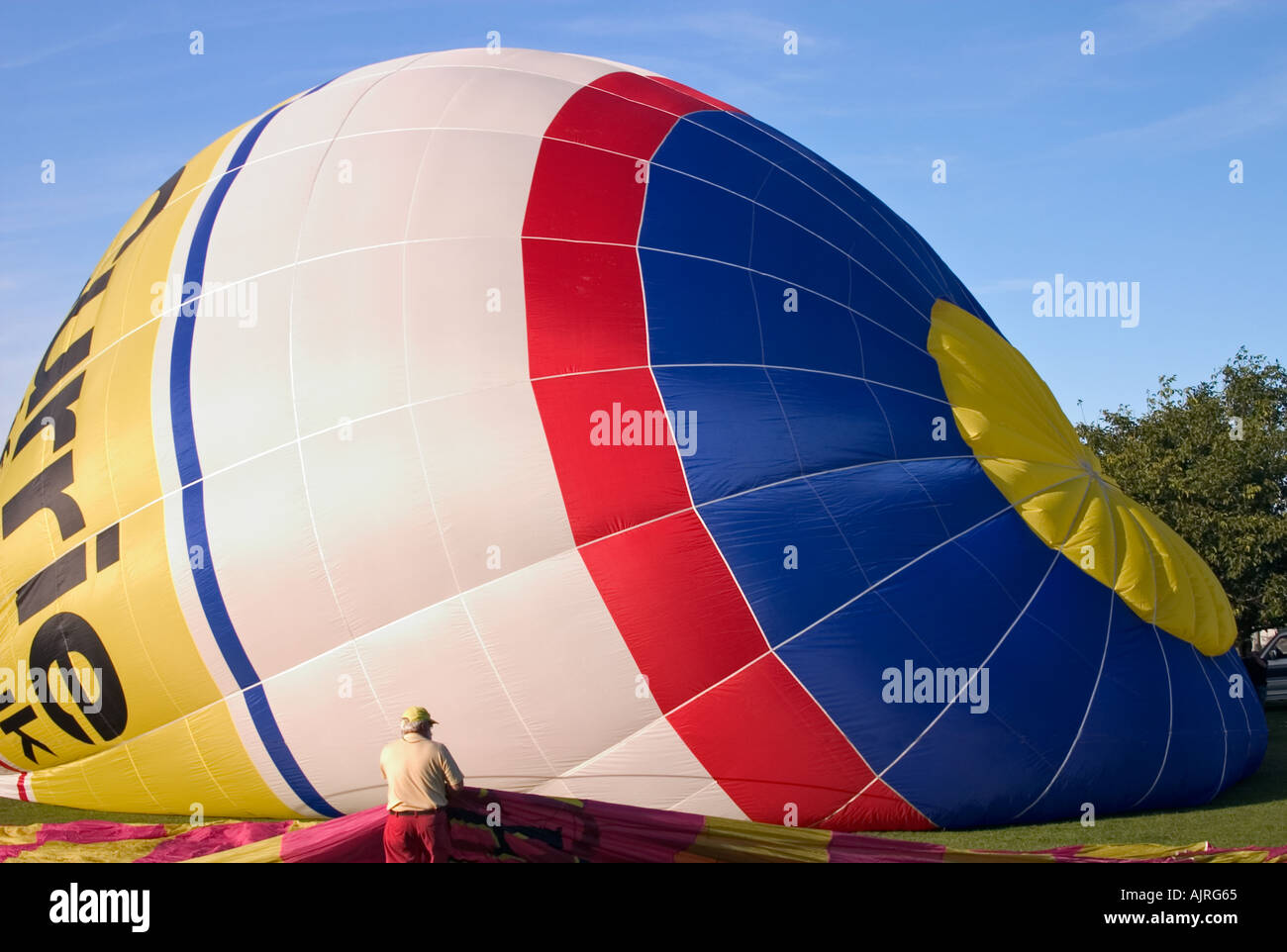 Balloon being inflated Stock Photo - Alamy