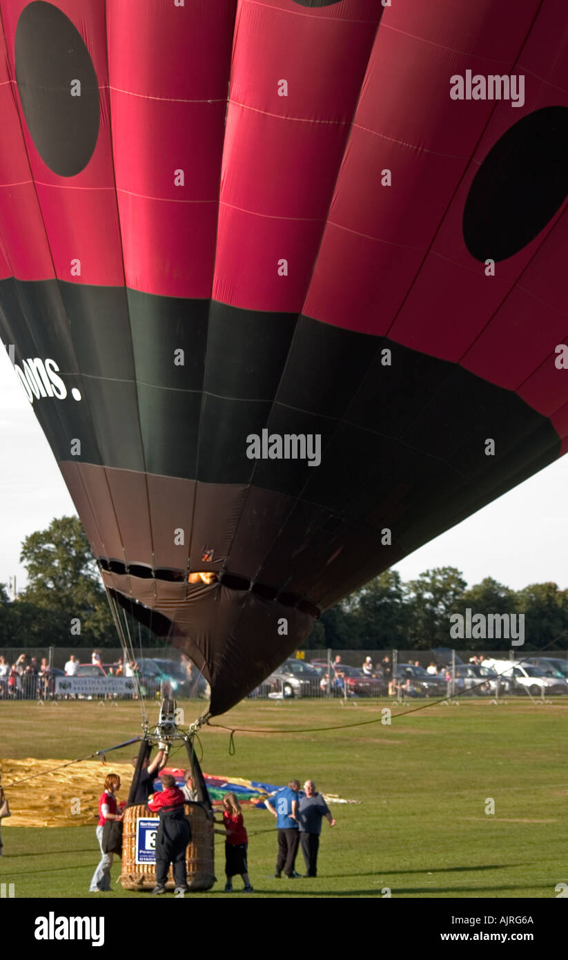 Balloon almost ready to fly Stock Photo - Alamy