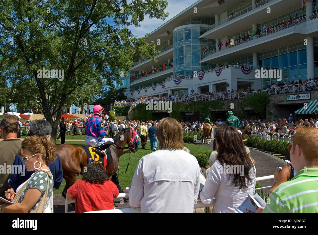 Arlington Park Paddock / Chicago Illinois Stock Photo - Alamy