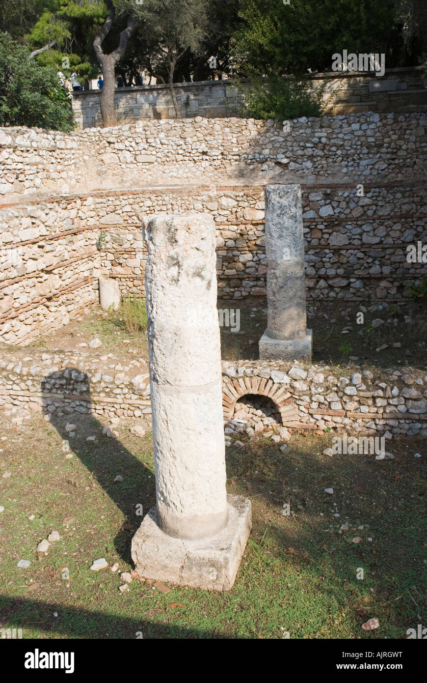 Roman Cistern, Athens Stock Photo - Alamy