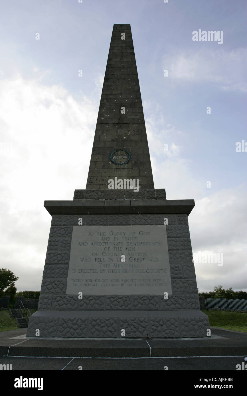 East antrim war memorial hi-res stock photography and images - Alamy
