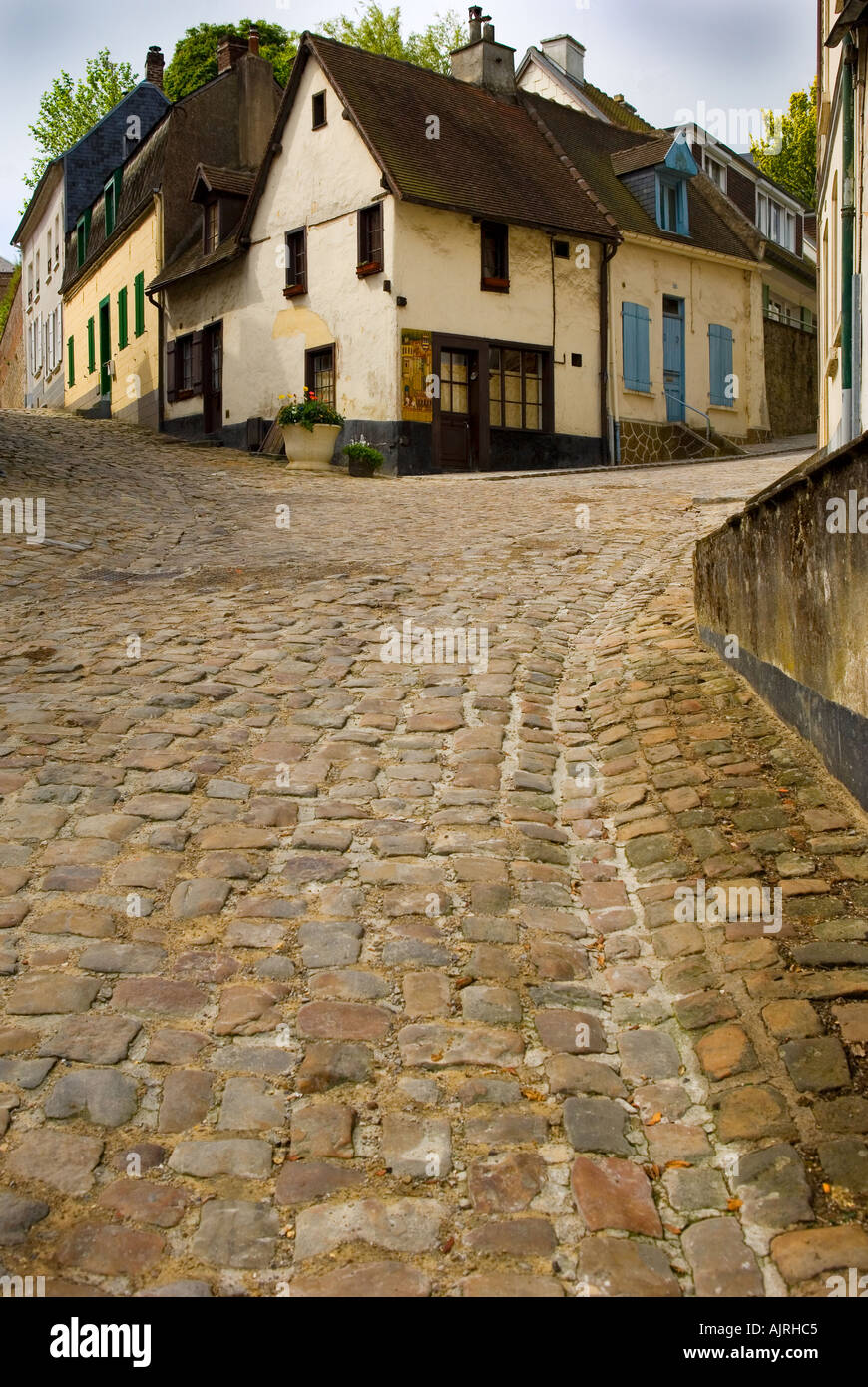 Montreuil sur Mer old town France Stock Photo - Alamy