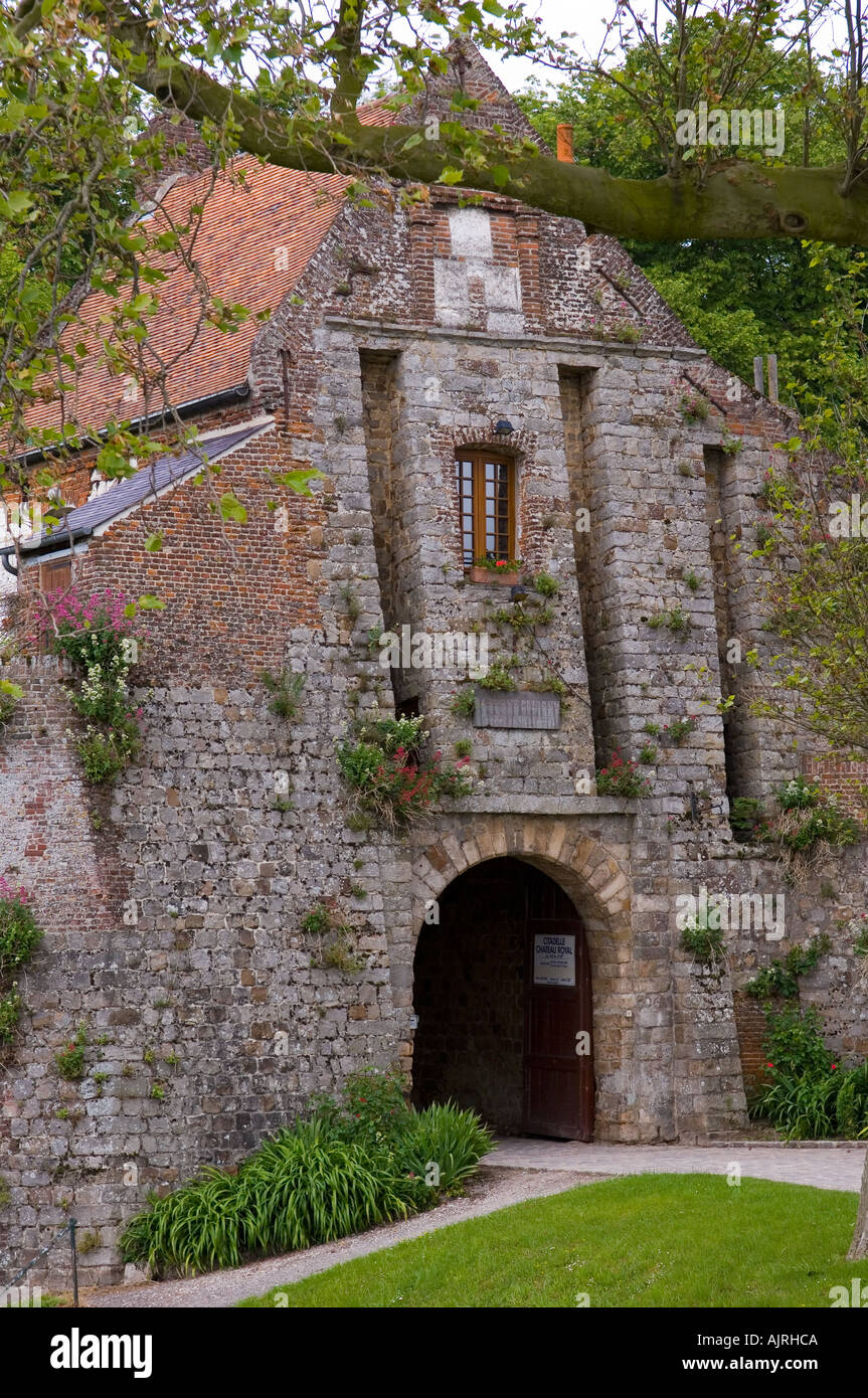 Montreuil sur Mer France Entrance to the citadelle Stock Photo - Alamy