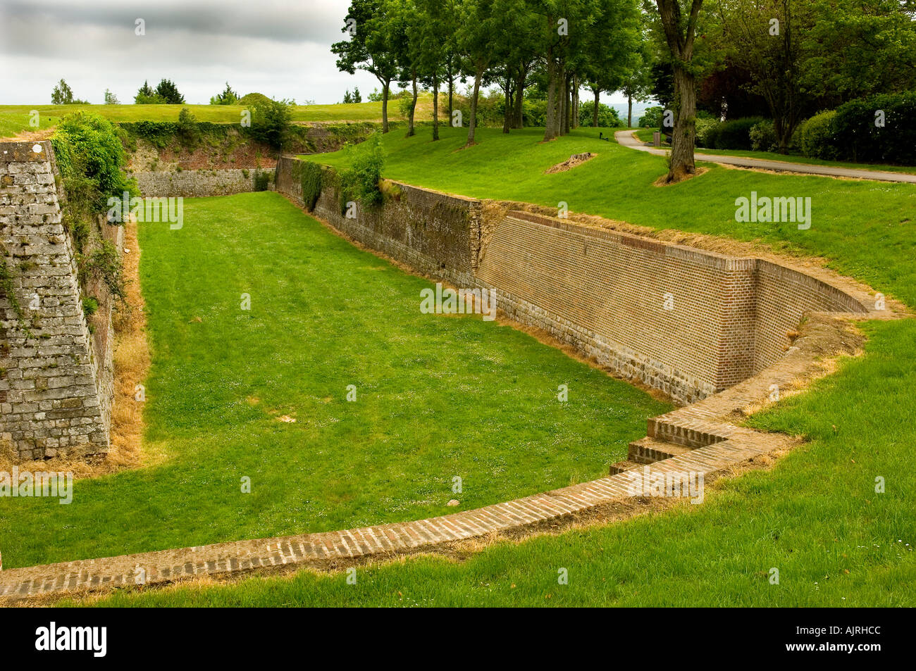Montreuil sur Mer France the old ramparts Stock Photo - Alamy