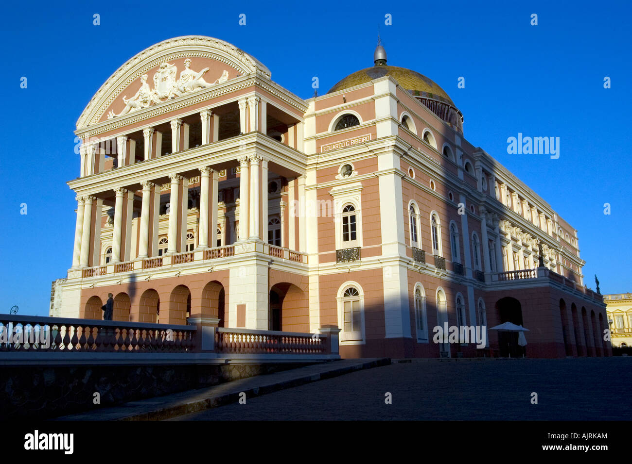 Amazon theatre opera house built in 1896 during the rubber boom Manaus ...