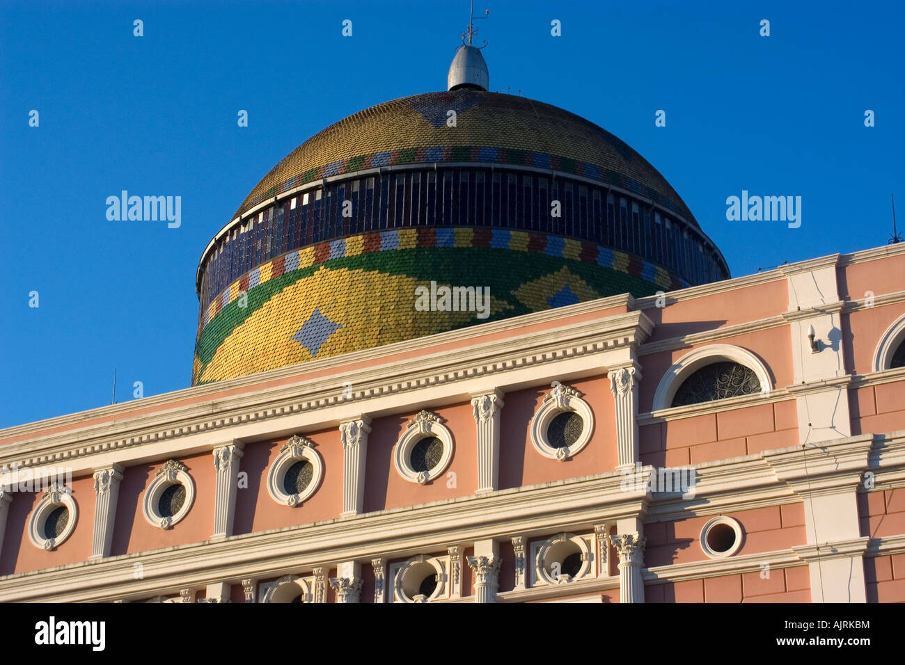 Amazon theatre opera house built in 1896 during the rubber boom Manaus ...