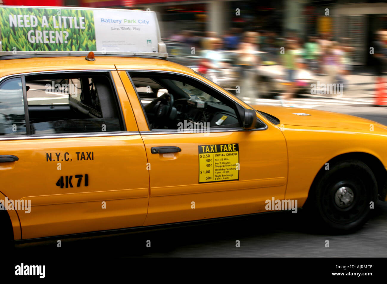 New York taxi cabs New York City USA Stock Photo - Alamy
