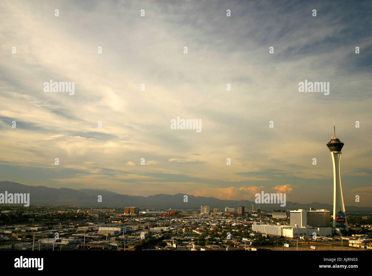 Stratosphere Tower in Las Vegas Nevada United States of America Stock ...