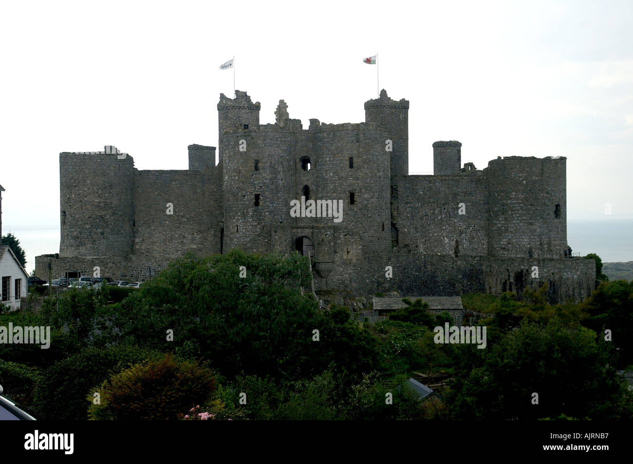 Harlech castle siege hi-res stock photography and images - Alamy