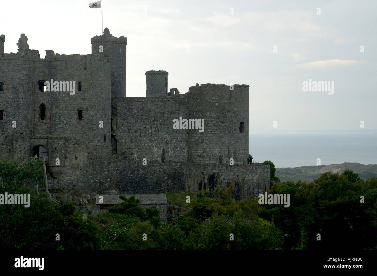 Harlech castle siege hi-res stock photography and images - Alamy
