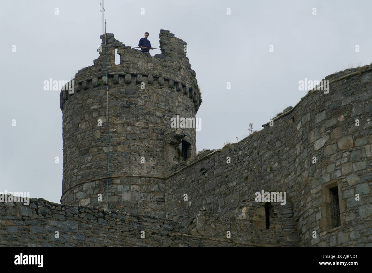 Harlech castle siege hi-res stock photography and images - Alamy