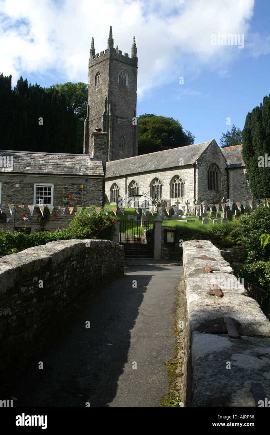 The church at Altarnun Cornwall England Stock Photo - Alamy