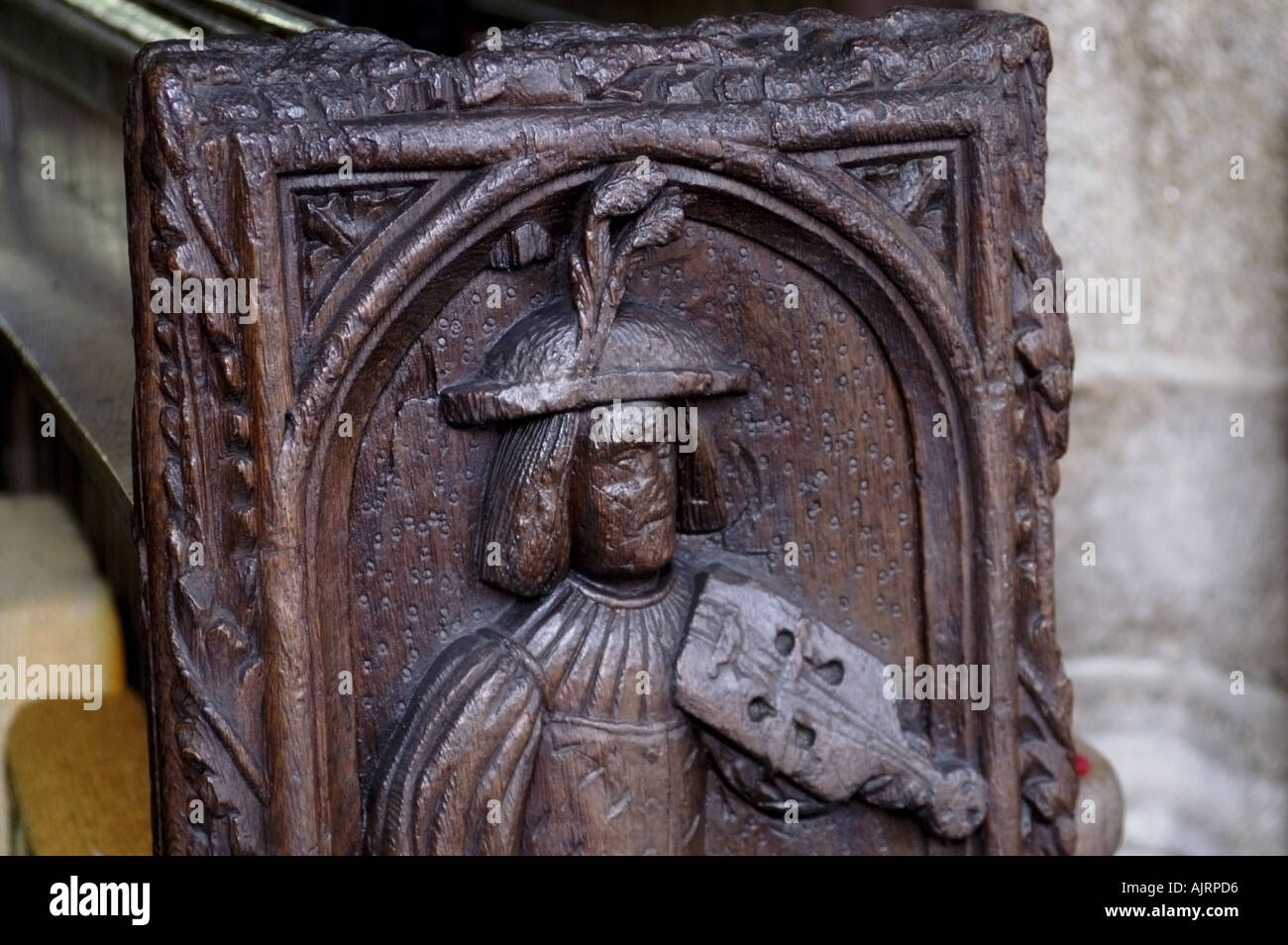 Medieval 1510 1530 pew ends hi-res stock photography and images - Alamy