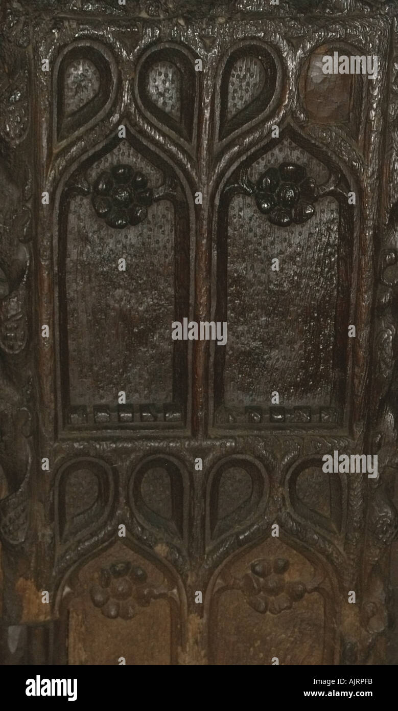 Medieval 1510 1530 pew ends hi-res stock photography and images - Alamy