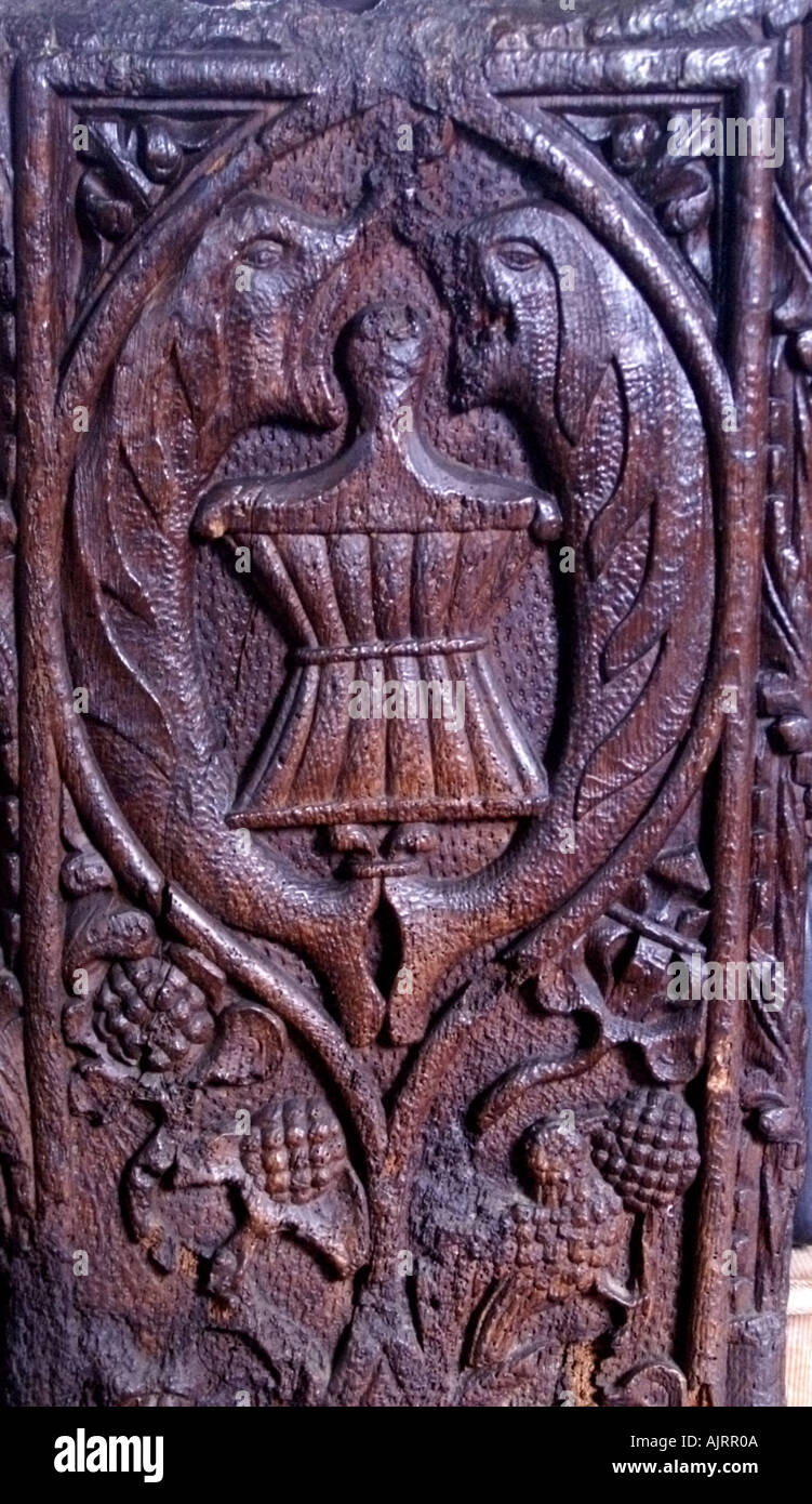 Medieval 1510 1530 pew ends hi-res stock photography and images - Alamy