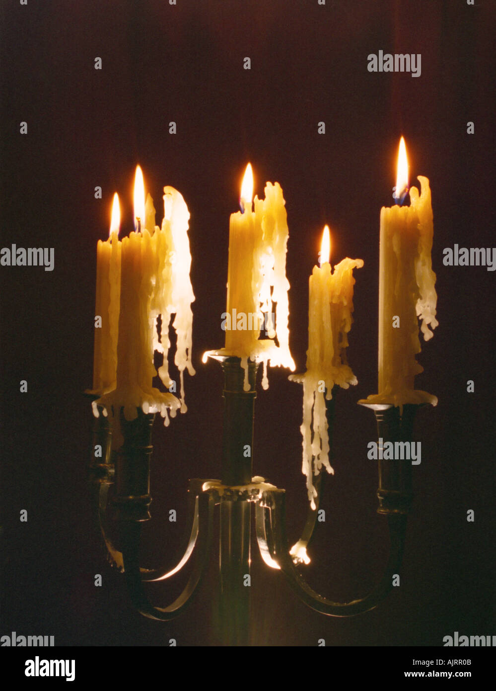 Soft glow of candle light Stock Photo - Alamy