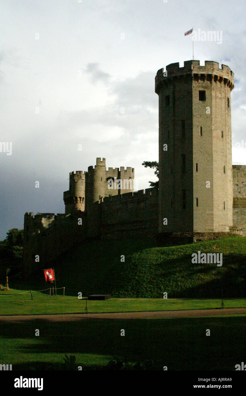 Tower from Warwick castle Stock Photo - Alamy