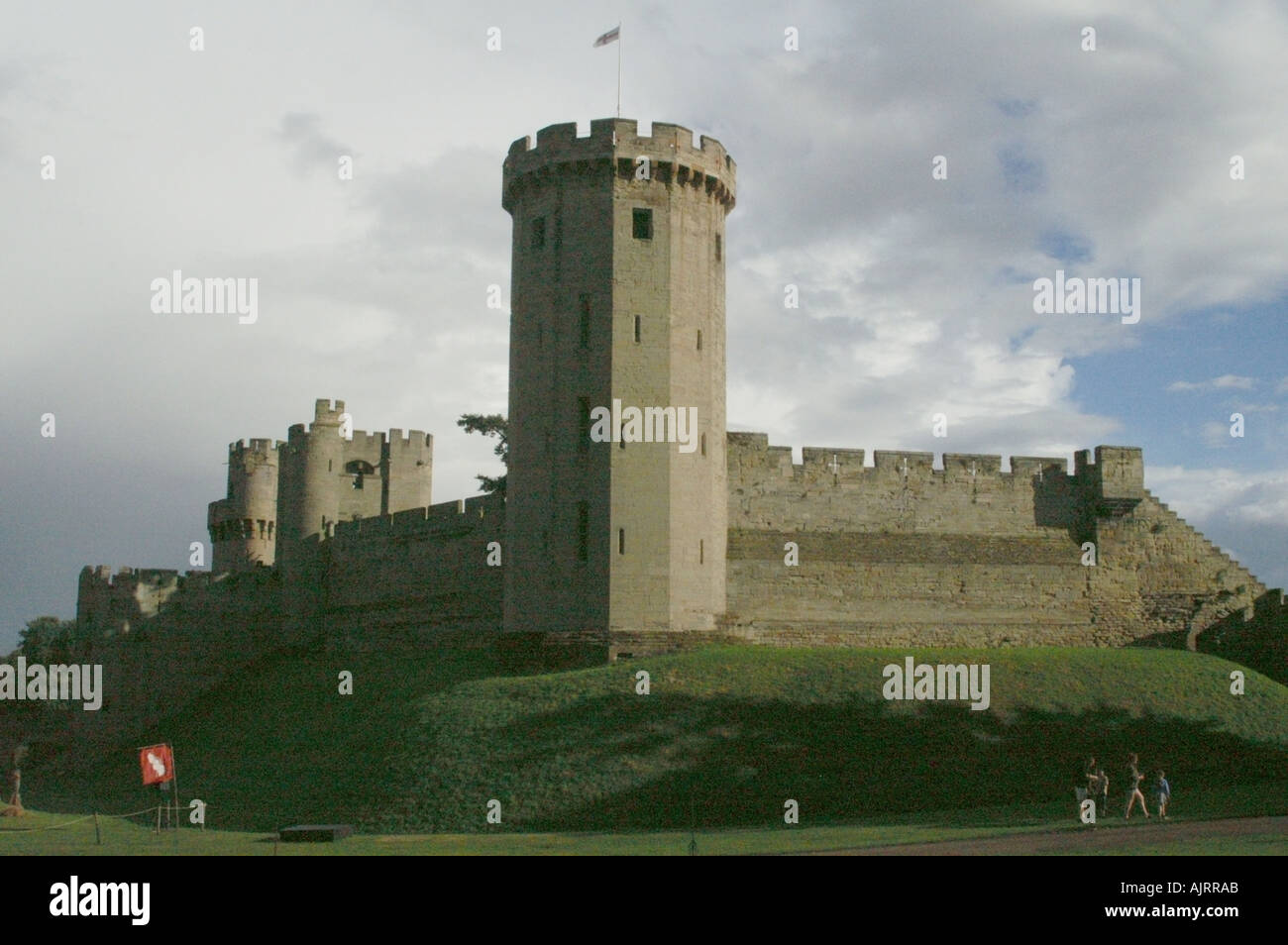Tower from Warwick castle Stock Photo - Alamy