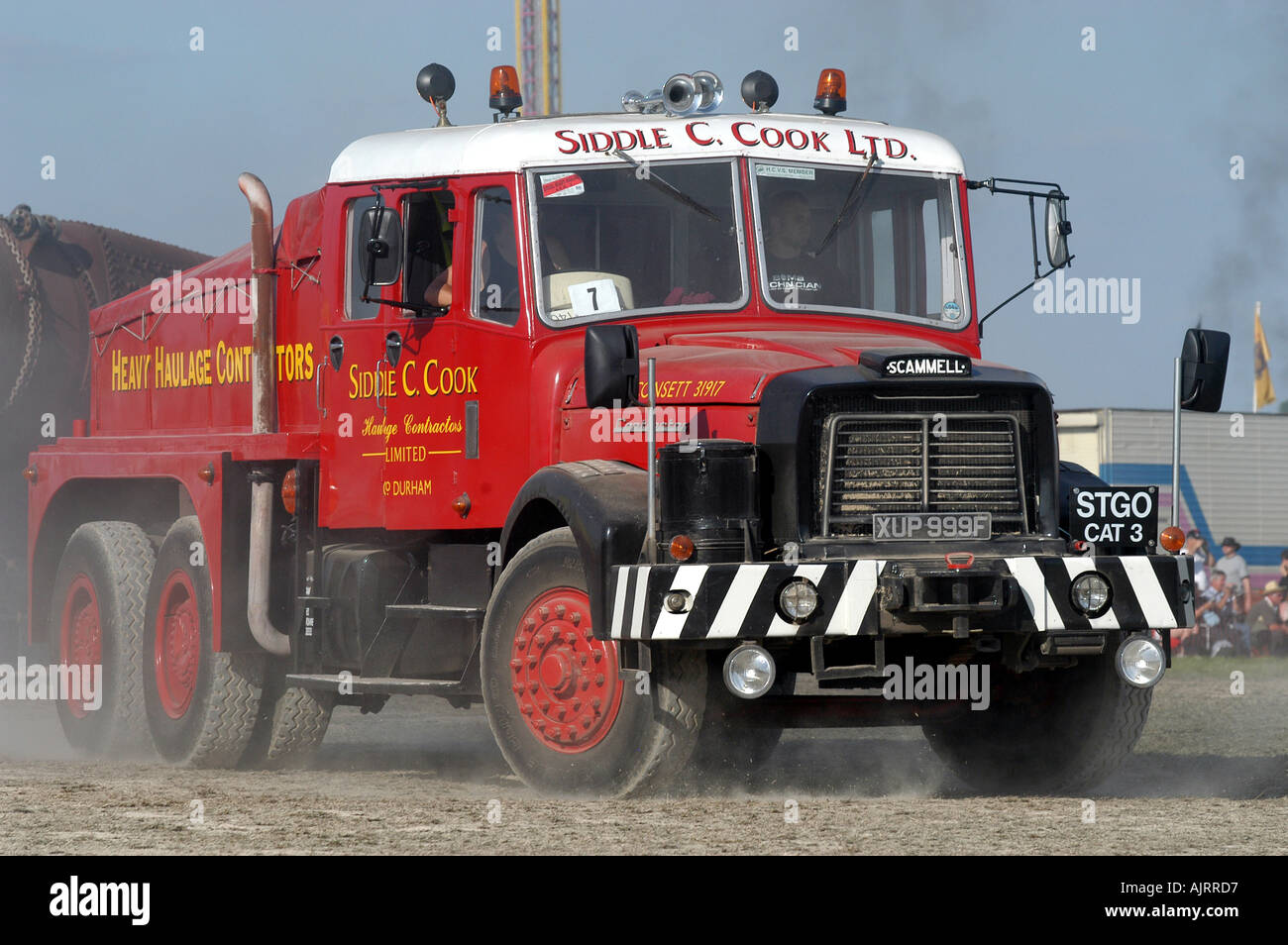 Vintage Scammell Contractor diesel heavy haulage truck at the Great ...