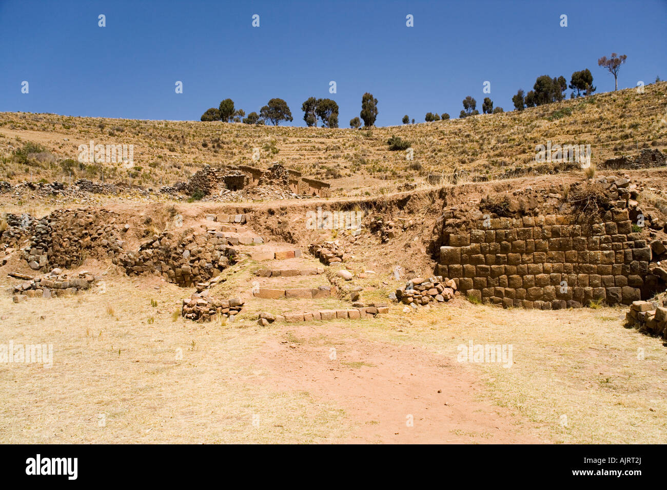Inca remains called Inak Uyu, the court of Women on the Isla de la Luna ...