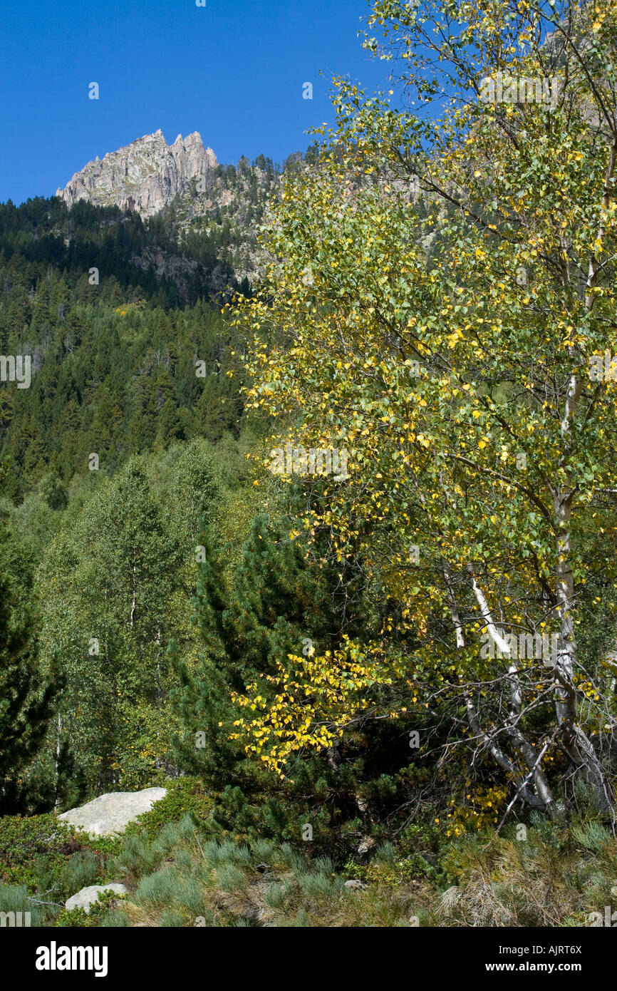 The beautiful mountain scenery and the lakes of the Parque Nacional de ...