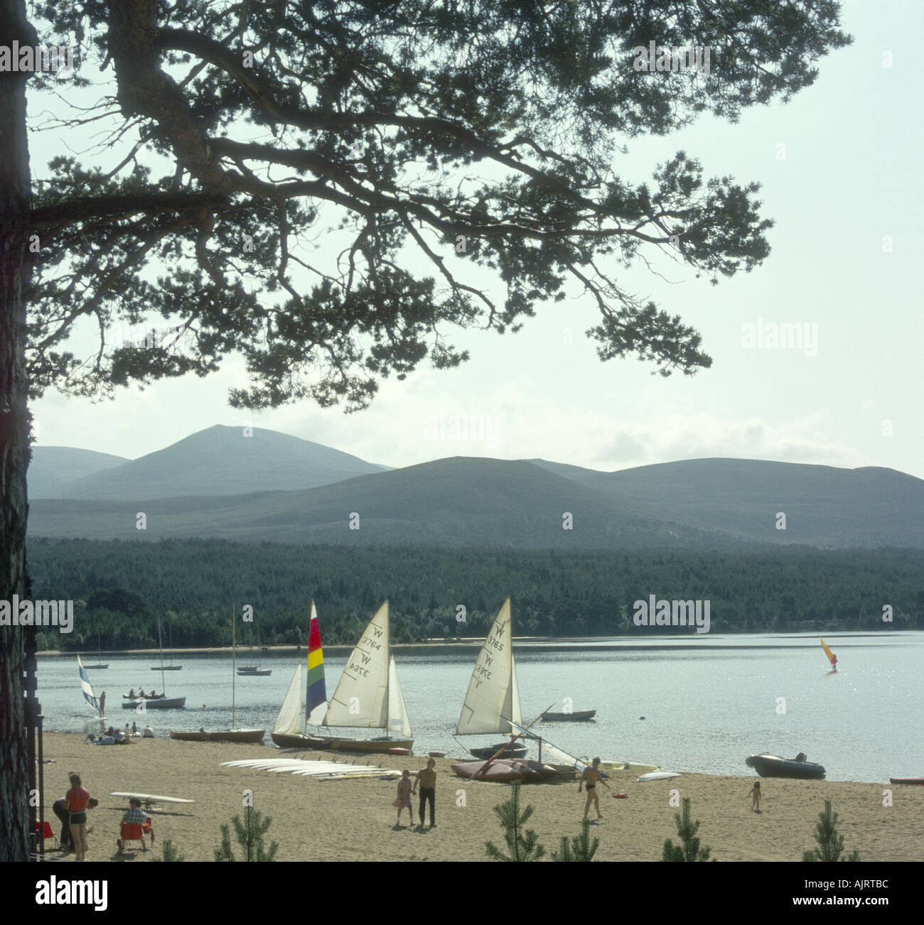 Loch Morlich Beach Stock Photo - Alamy