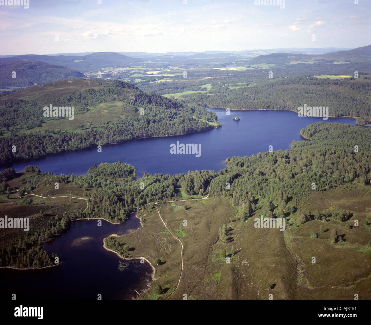 Loch an Eilein Rothiemurchus Stock Photo - Alamy
