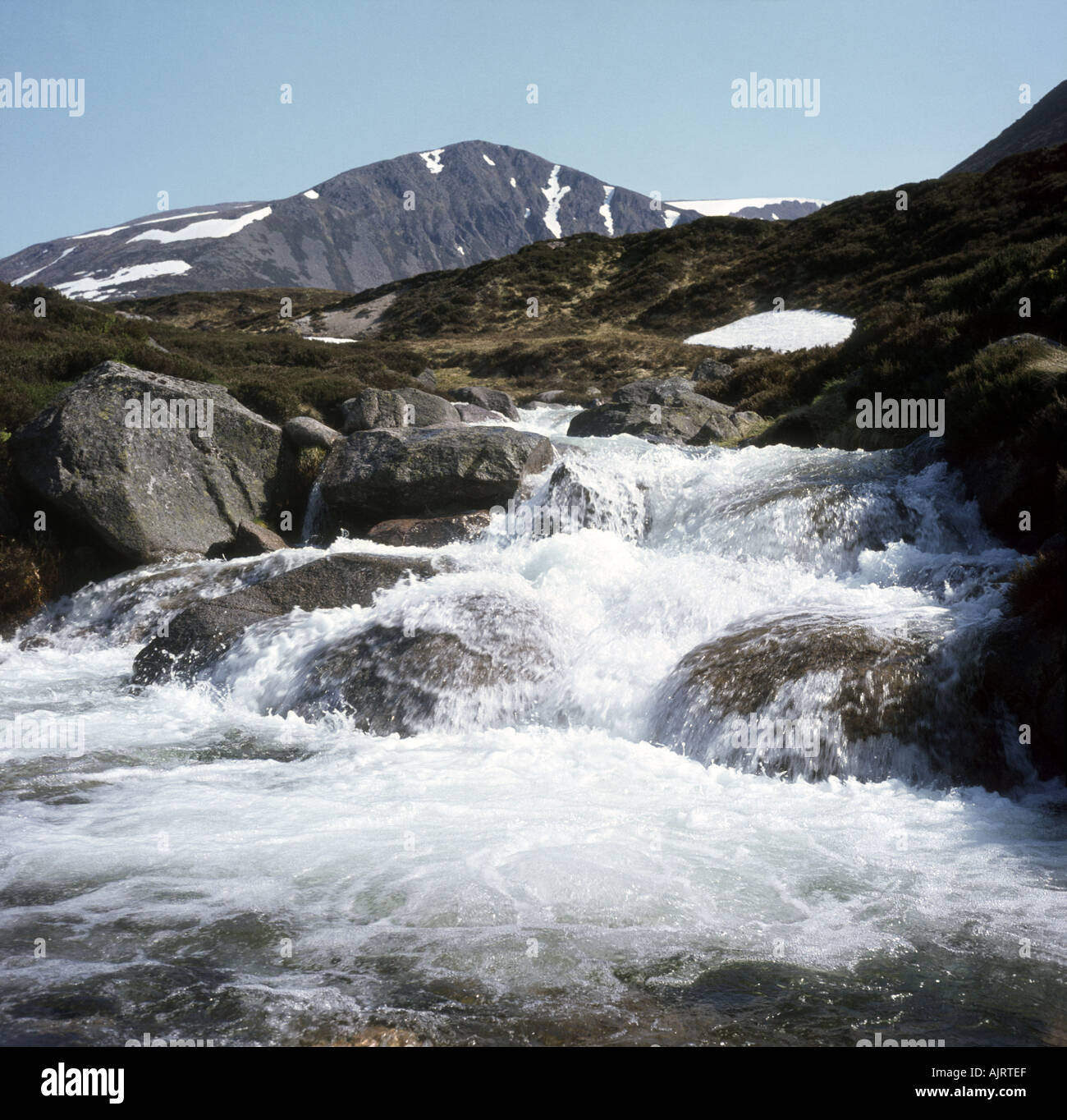 The Derry Burn Glen Derry Mar Lodge Stock Photo - Alamy
