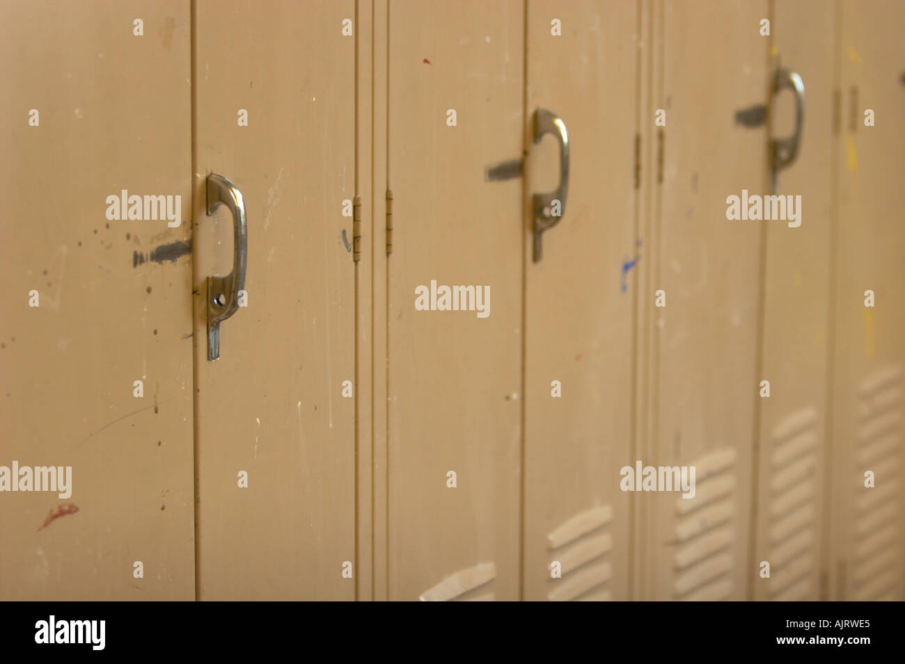Lockers in an elementary school in Ohio, United States Stock Photo - Alamy